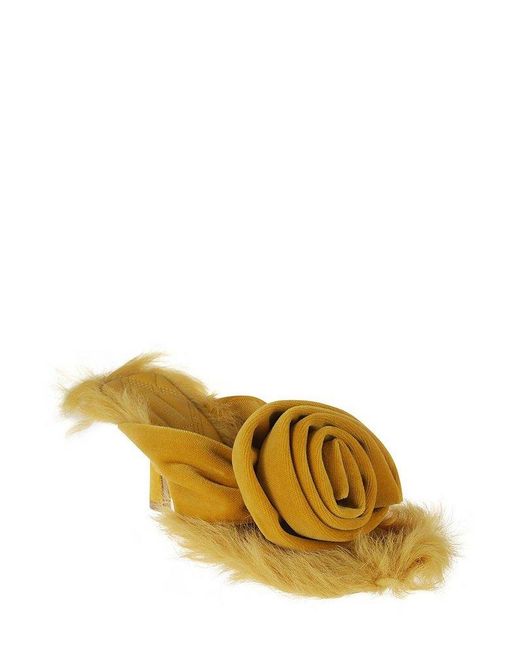 Burberry sandals yellow store