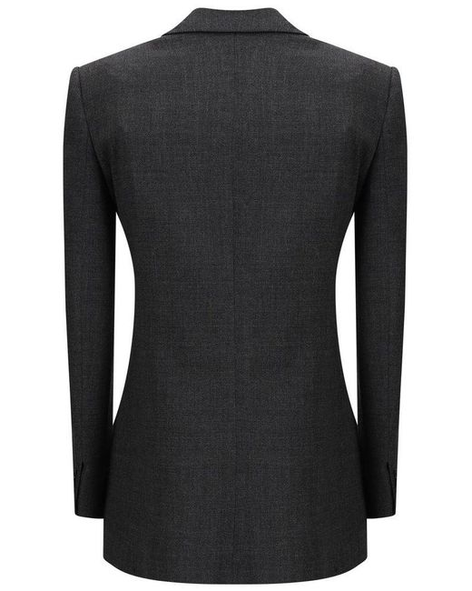 The Row Franny Double-Breasted Jacket in Black | Lyst UK