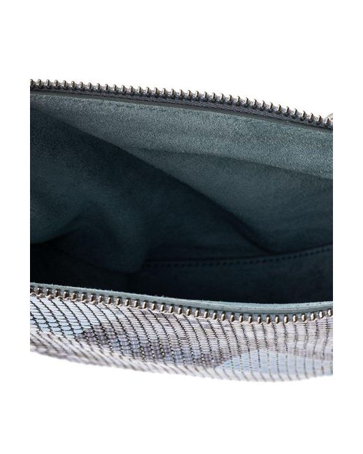 Burberry Chainmail Chain-Linked Shoulder Bag in Blue | Lyst