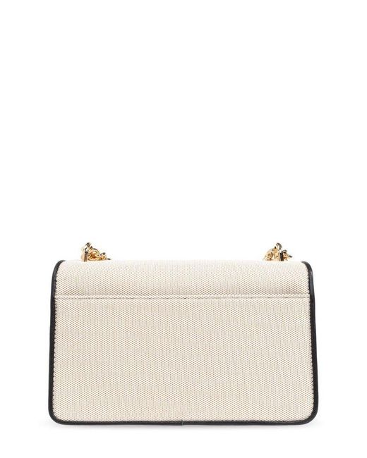 MICHAEL Michael Kors Logo Lettering Shoulder Bag in Black | Lyst