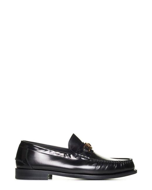 Versace Medusa '95 Slip-On Loafers in Black for Men | Lyst