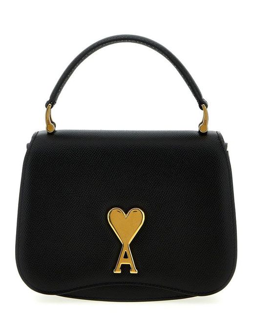 Ami Paris Mini Paris Paris Handbag in Black | Lyst