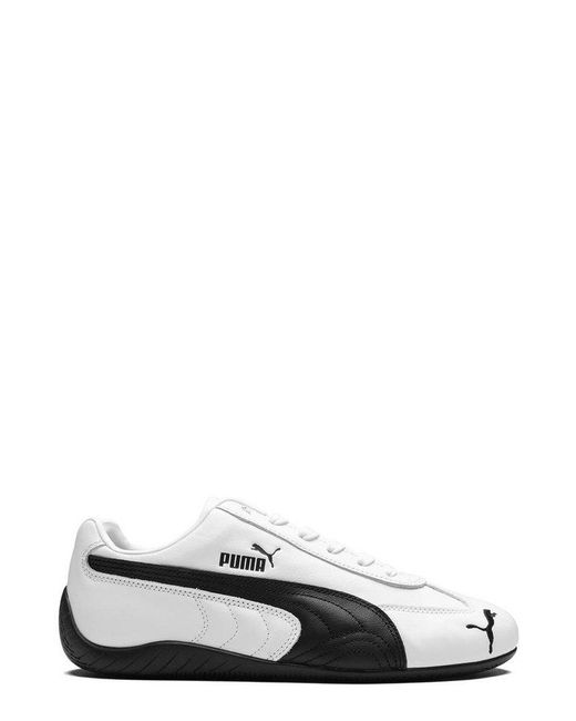 PUMA Speedcat Logo Detailed Sneakers in Black for Men | Lyst