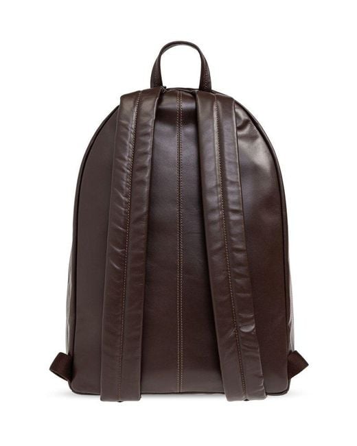 COACH Leather Backpack in Brown for Men | Lyst