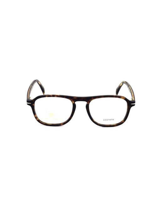 David Beckham Rectangular Frame Optical Glasses in Black for Men | Lyst