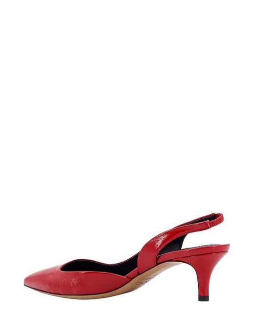 Isabel Marant Singback Pumps in Red | Lyst