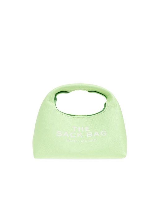 Marc Jacobs The Mini Logo Patch Sack Bag in Green | Lyst