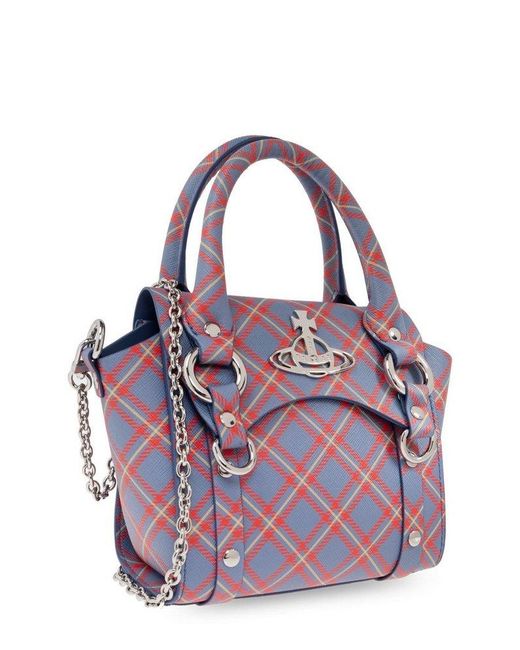 Vivienne Westwood Betty Chained Mini Handbag in Purple | Lyst