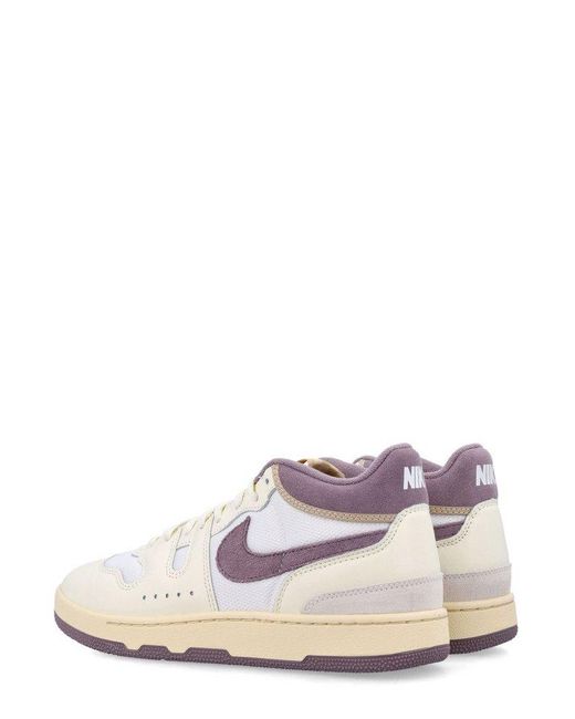 Nike Attack Logo Patch Sneakers in White | Lyst
