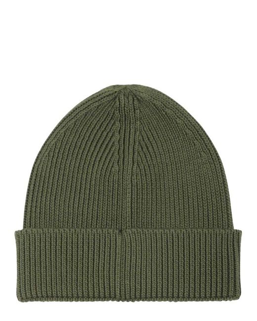 Golden Goose Golden Goose Journey Boys Knit Beanie Hat in Green for Men ...