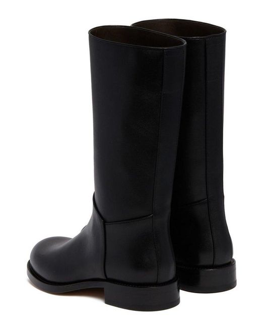 The Row Nobilis Riding Boots in Black | Lyst