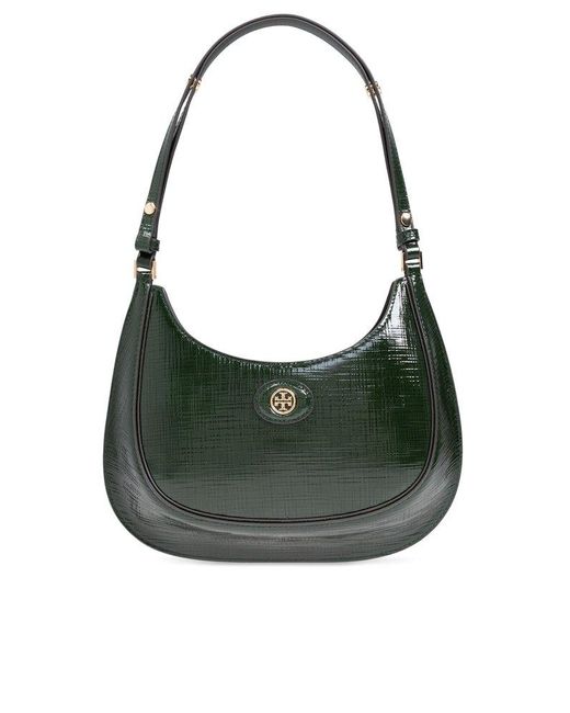 Tory Burch ‘Robinson’ Shoulder Bag in Green | Lyst Tory Burch ‘Robinson’ Shoulder Bag in Green | Lyst