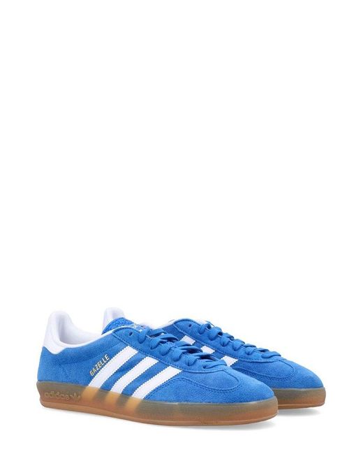 adidas Originals Gazelle Indoor Low-Top Sneakers in Blue for Men | Lyst