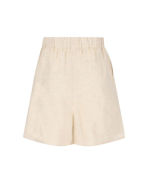 Loro Piana Angelo Bermuda Shorts in Natural | Lyst