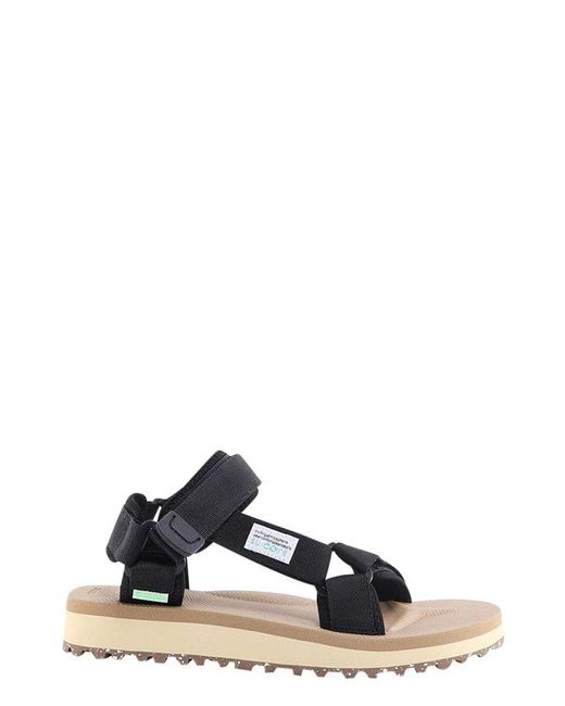 Suicoke Depa-2cab-eco Logo Patch Sandals in Black for Men | Lyst