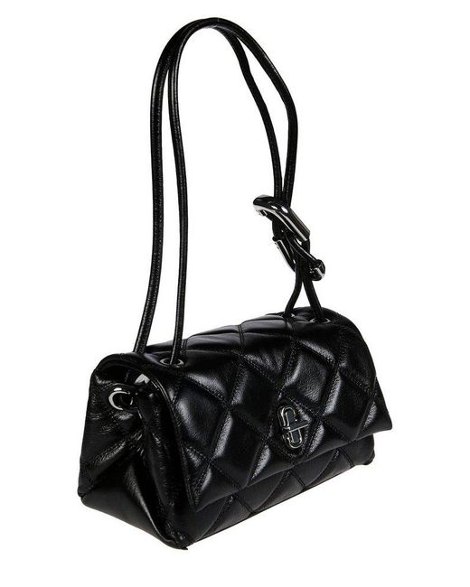Marc Jacobs The Quilted Mini Dual Shoulder Bag in Black | Lyst