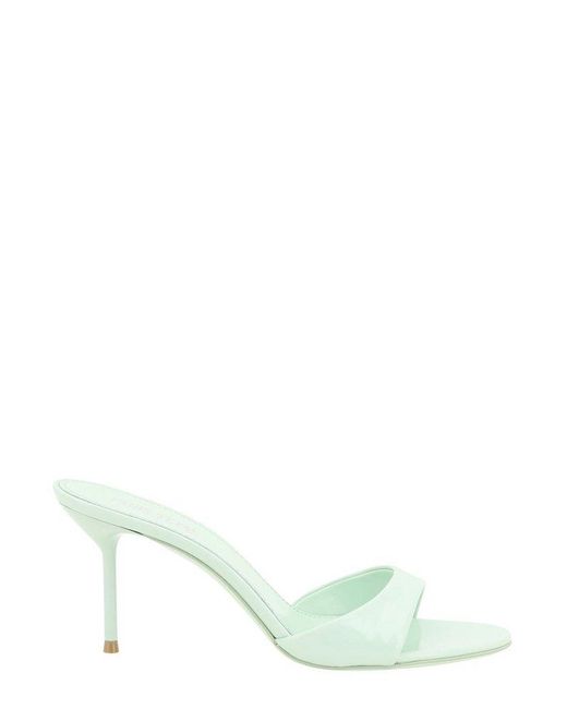 Paris Texas Lidia Stiletto Heel Mules in Green | Lyst