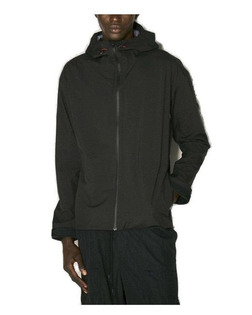 District Vision Hooded Zip-Up Jacket in Black for Men | Lyst