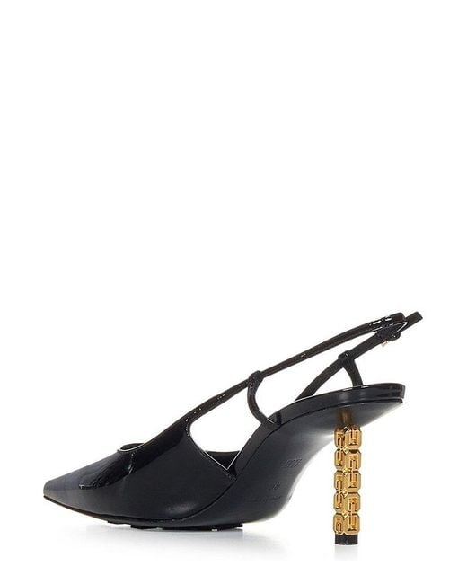 Givenchy G Cube Slingback Buckle-Detailed Pumps in Black | Lyst