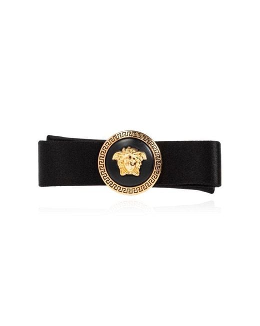 Versace Hair Clip in Black | Lyst UK