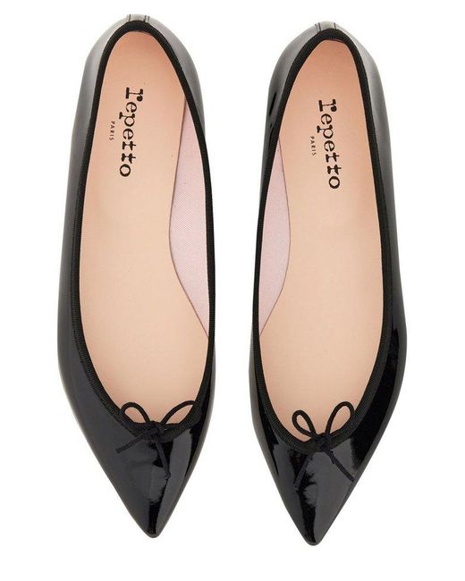 Repetto Dancer Brigitte Ballet Flats in Black | Lyst