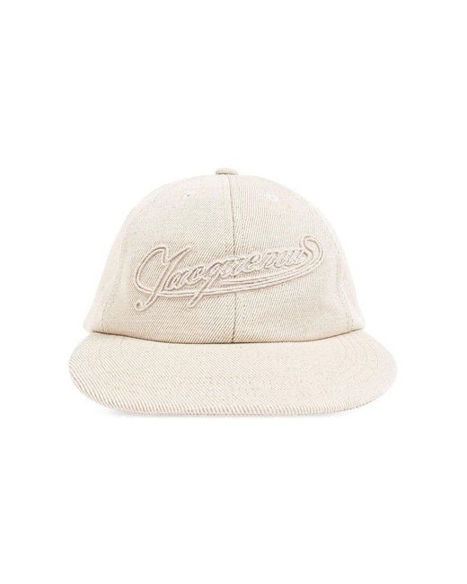 Jacquemus Cap in Natural | Lyst UK