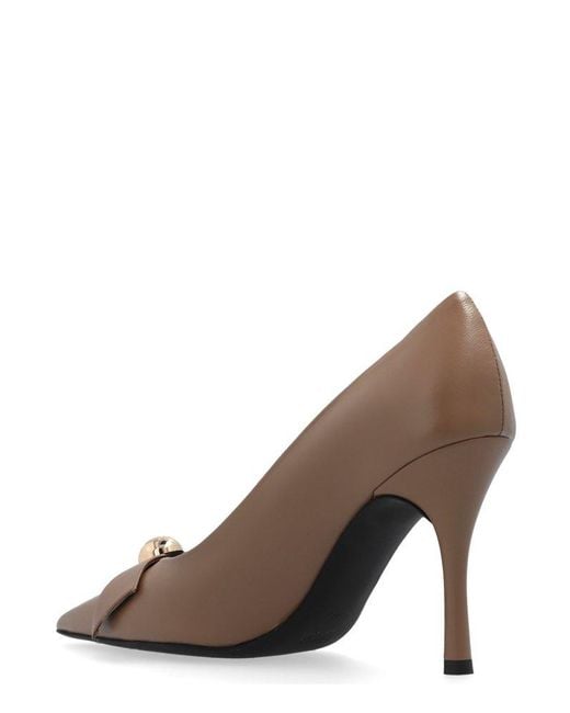 Furla Pointed-toe Pumps in Brown | Lyst