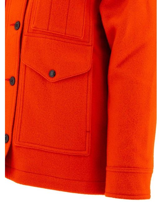 Filson Utility Jacket in Orange | Lyst UK