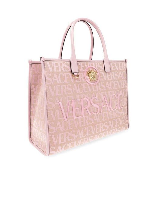 Versace Shopper Bag in Pink | Lyst