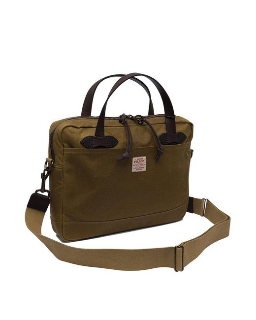 Filson Laptop Briefcase in Brown for Men | Lyst