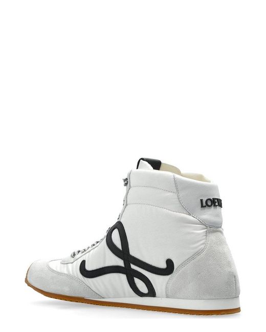 Loewe Ballet Runner 2.0 High Top Sneakers in White | Lyst