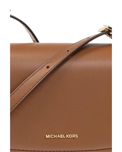 MICHAEL Michael Kors Lydia Small Crossbody Bag in Brown | Lyst