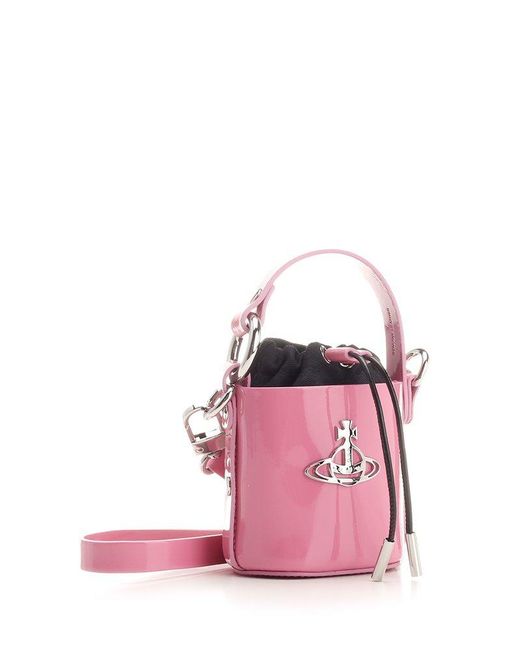 Vivienne Westwood Daisy Mini Bucket Bag in Pink | Lyst