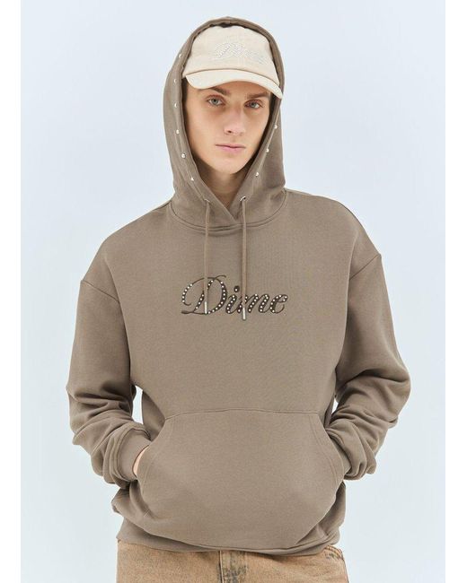 Dime Frosted Cursive Logo Baseball Cap in Natural for Men | Lyst