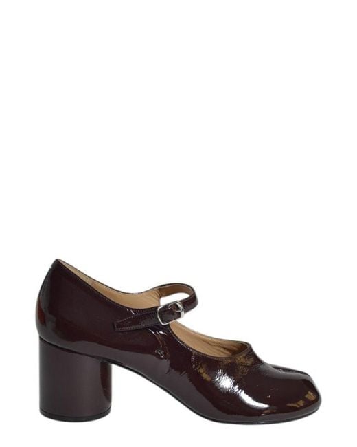Maison Margiela Tabi Mary-Jane Pumps in Brown | Lyst