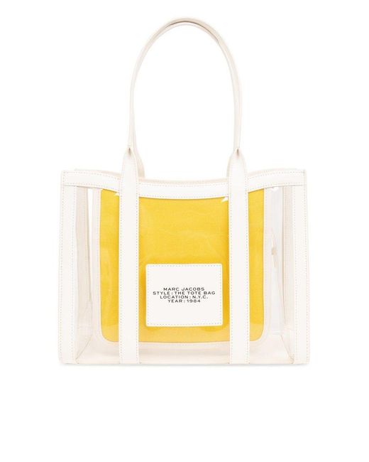 Marc Jacobs The Clear Medium Tote Bag in White | Lyst