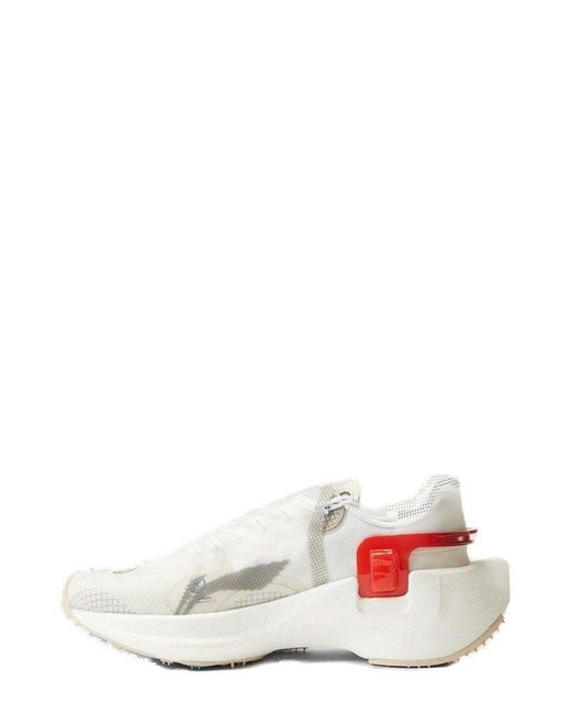 Li-ning Windranger Lace-Up Sneakers in White | Lyst