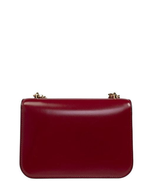 Tory Burch Eleanor Small Convertible Shoulder Bag in Red | Lyst