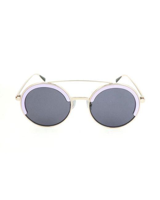 Max Mara Aviator Frame Sunglasses Lyst