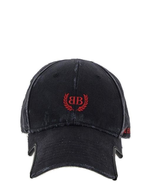 Balenciaga Laurel Classic Cap in Blue for Men | Lyst