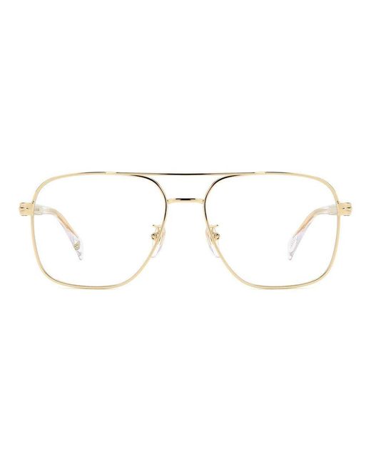 David Beckham Square Frame Full Rim Optical Glasses in Black for Men ...