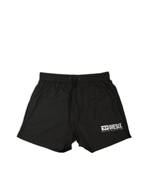 DIESEL Ken-37-D-Box Swim Shorts in Black for Men | Lyst