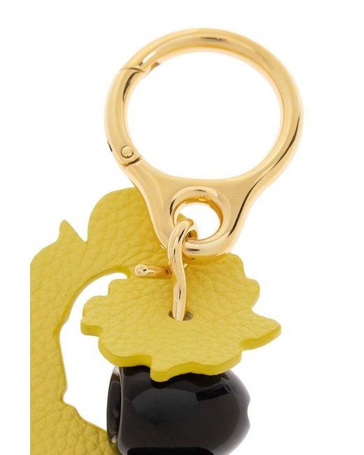 Loewe Charm Keychain in White | Lyst
