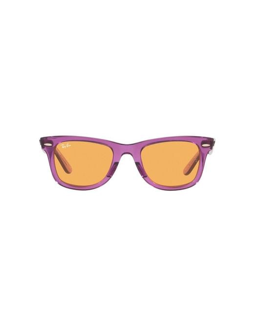 Ray Ban Original Wayfarer Classic Sunglasses In Purple Lyst
