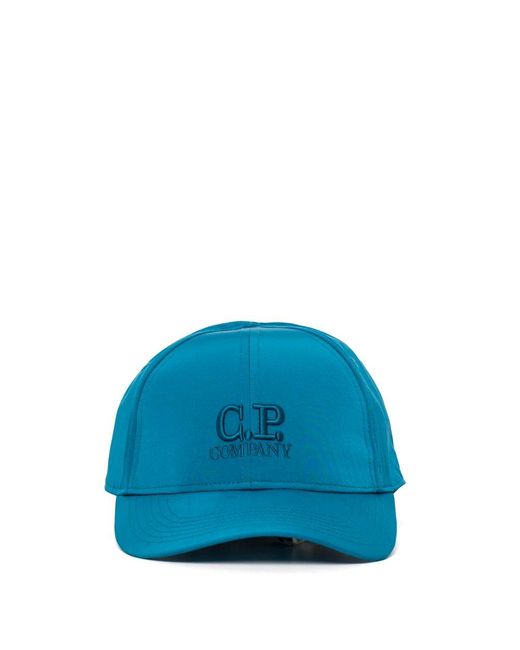 C.P. Company Chrome-R Logo Curved Peak Baseball Cap in Blue for Men | Lyst