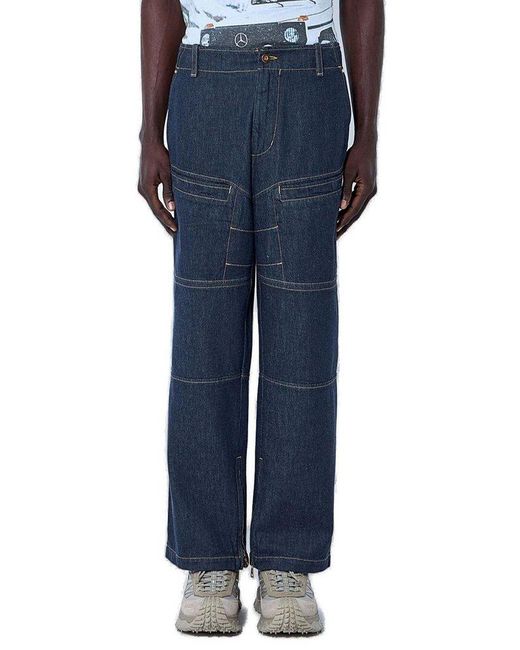 Moncler Genius Moncler X Mercedes-Benz By Nigo Jeans in Blue for Men | Lyst