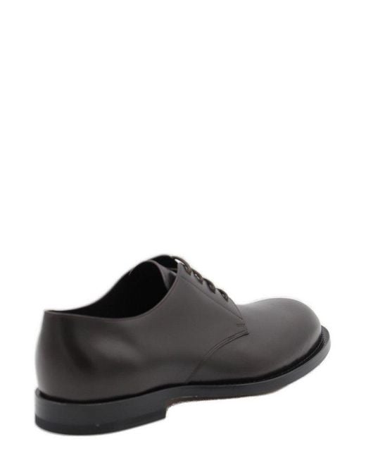 The Row Novus Derby Shoes in Brown | Lyst