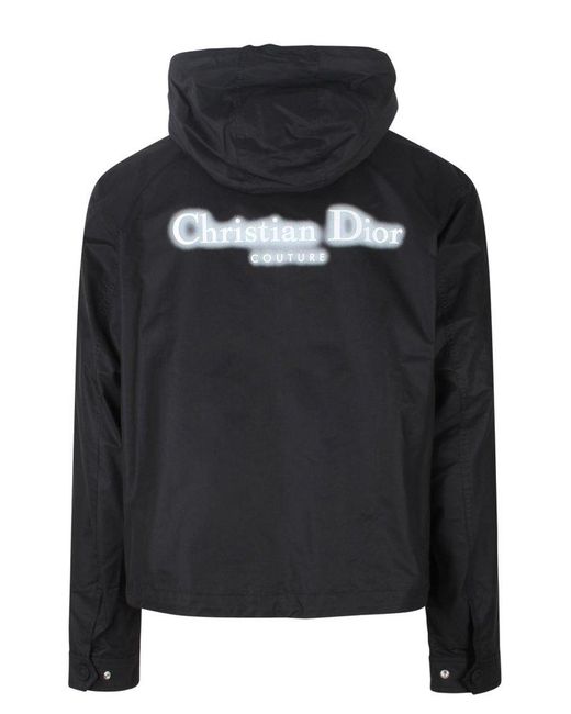 Dior Cotton Blend Couture Jacket in Black for Men | Lyst