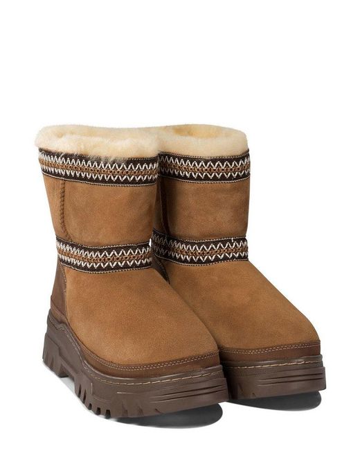 UGG Classic Mini Trailgazer Boots in Brown | Lyst