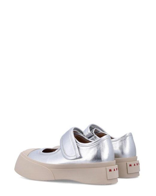 Marni Pablo Mary Jane Sneaker in White | Lyst